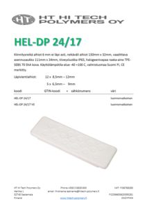 Läpivientilaipat, Pienet läpiviennit, Tulpat - HT HI TECH POLYMERS